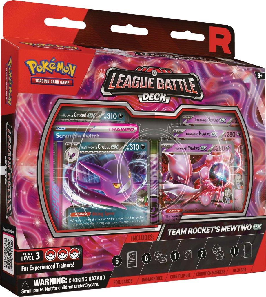 Pokémon TCG: Team Rocket’s Mewtwo ex League Battle Deck – cardcrazy