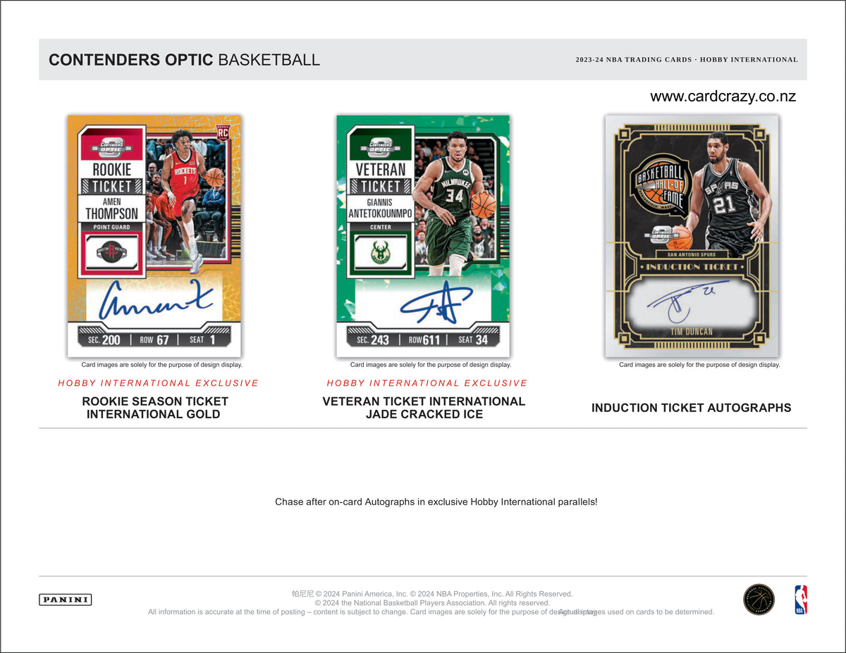 2023/24 Contenders Optic Hobby International – cardcrazy